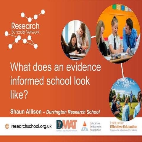Evidence informed school r ed kent | PPT
