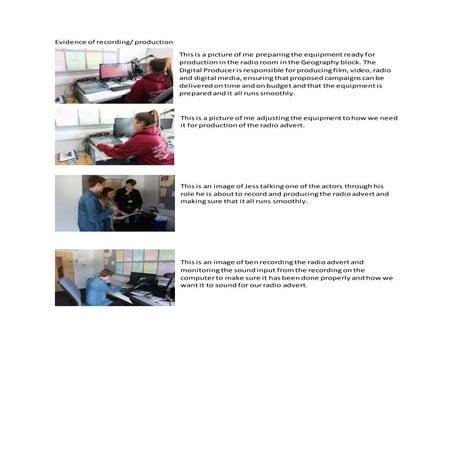 Evidence of recording | DOCX