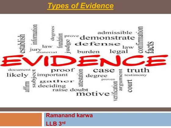 Evidence act | PDF