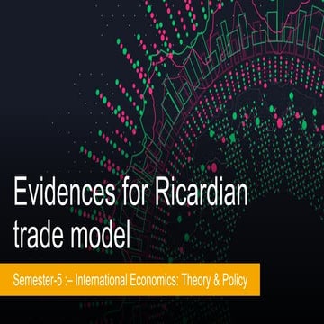 Evidences for Ricardian trade model.pptx