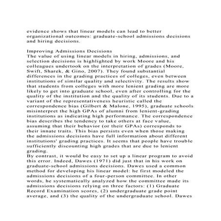 Indecisiveness and Decision Making | PDF