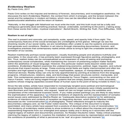 Evidentiary Realism - Investigative, Forensic, and Documentary Art ...
