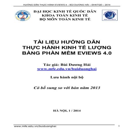 Eviews guide under_140203_m | PDF