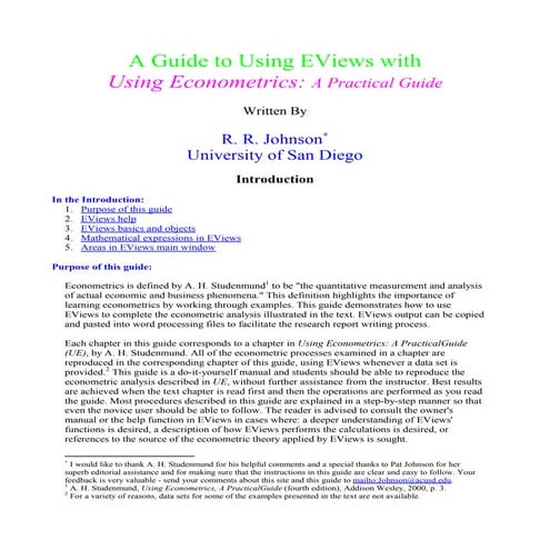 E views tutorial | PDF
