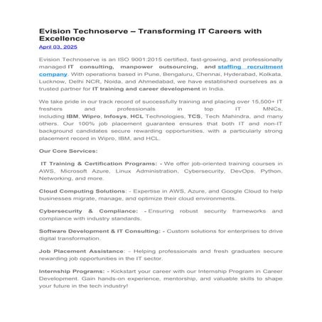 Evision Technoserve.docx ( Blogs )..docx