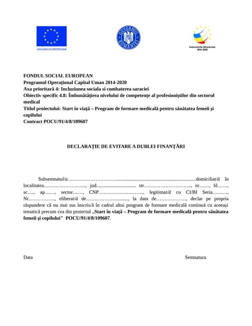 28 model declaratie proprie raspundere 2503 (4) | PDF