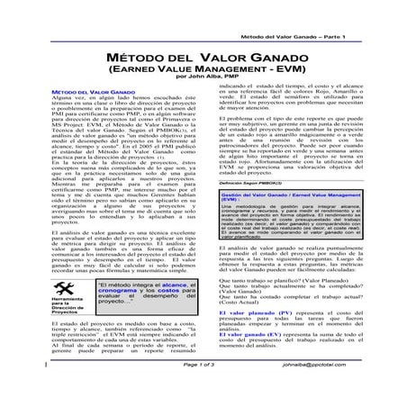Evm paper valor ganado | PDF