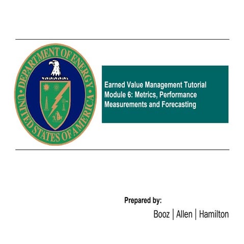 EVM Module for project management studies | PPT