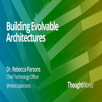 Evolutionary architecture | PPTX
