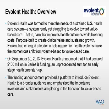 Evolent case study | PPT