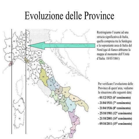 Evoluzione delle Province | PPT