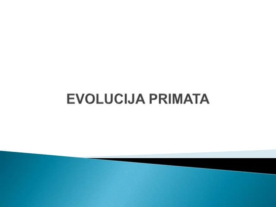 Evolucija | PPT