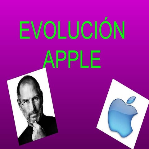 Evolución Apple | PPT