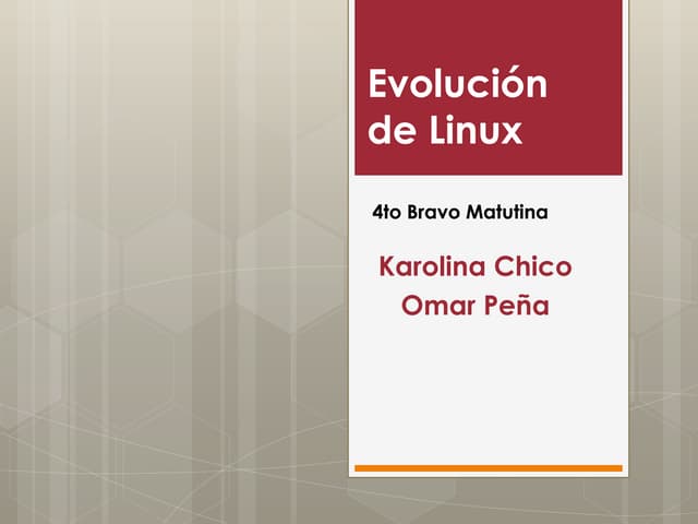 Linea del tiempo de linux