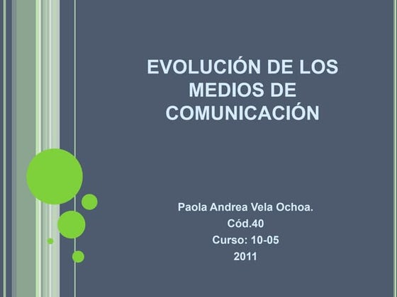 Vias de comunicacion | PPTX