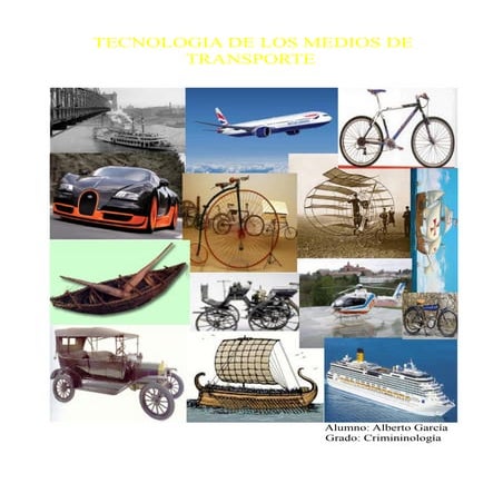 Evolución de los medios de transporte | PDF