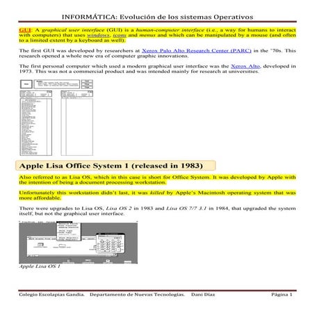 History of Graphical User Interface (GUI) | PPTX