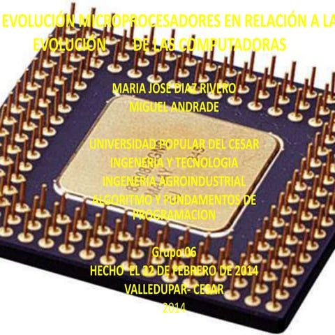 Evolución microprocesadores | PPT