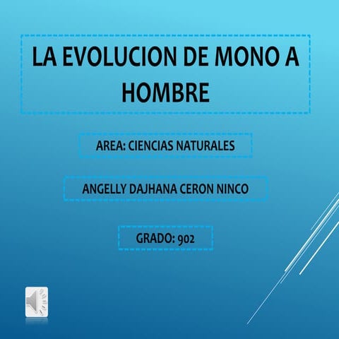 Evolución mono al hombre | PPTX
