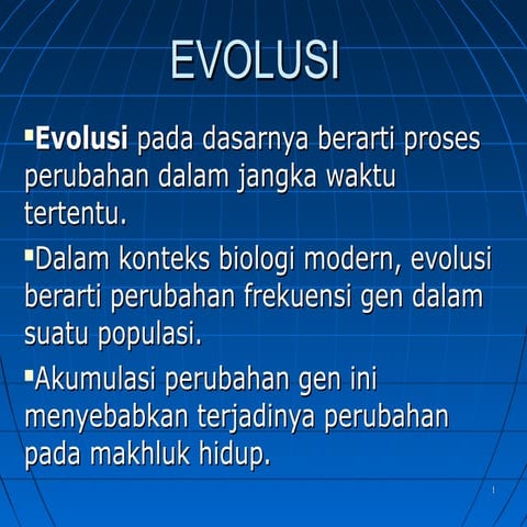 Evolusi | PPT