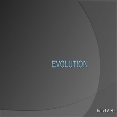 Evolution | PPT