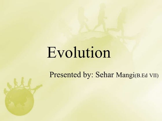 Evolution Presentation | PPT