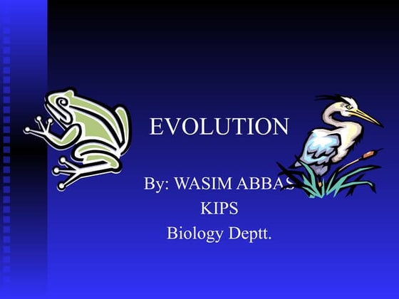 Theory of evolution : Lamarck and darwin | PPTX | Biological Sciences | Science