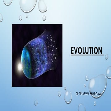 EVOLUTION.pptxfjdjsjwjwjajsksiwiwwiwiwisizjsj | PPT