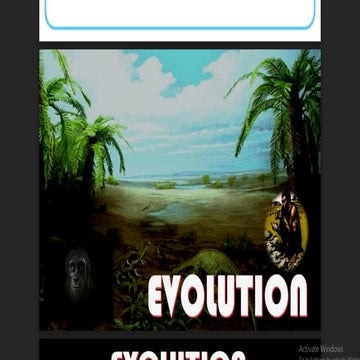 Class 12 Ncert Cbse Slide Presentation Of Biology Chapterevolution Pptx