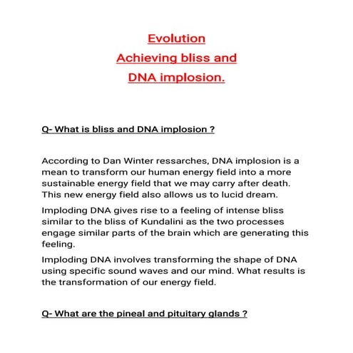 Evolution - Achieving Bliss and DNA implosion.pdf