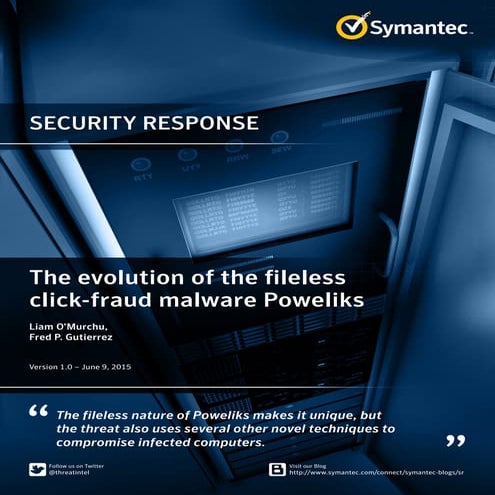 The Evolution of the Fileless Click-Fraud Malware Poweliks | PDF