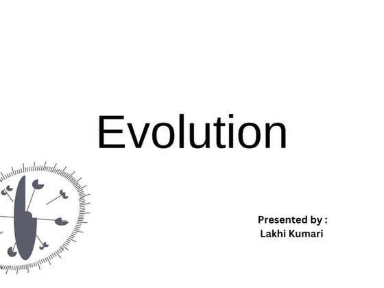 Darwin’s theory of evolution | PPT