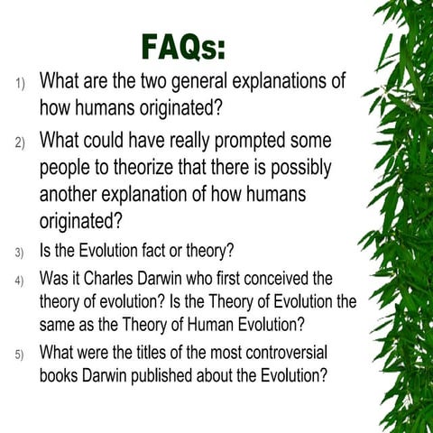 Evolution and charles darwin | PPT