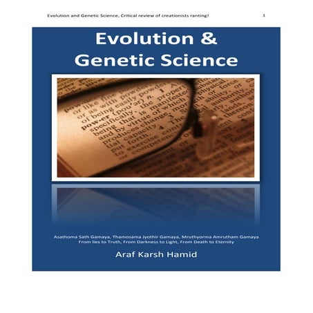 Evolution and Genetic Science | PDF