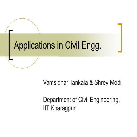 Evolutionary Algorithms And Their Applications In Civil Engineering 2
