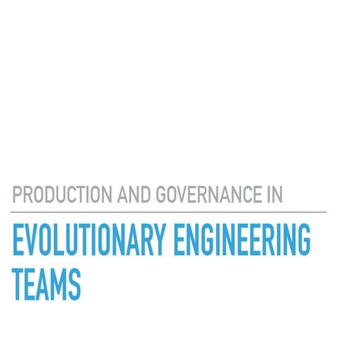 Evolutionary engineering teams | PPT