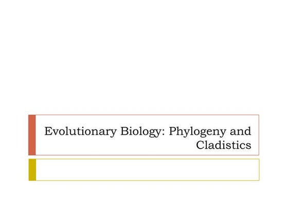 Evolution | PPT
