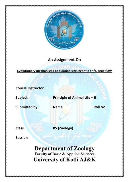 Mechanisms of Evolution: Population Selection and Change | PPT