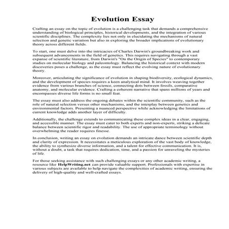 Evolution Essay.pdf
