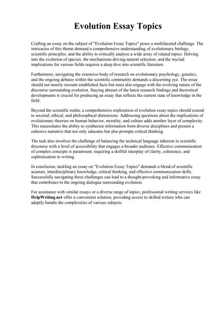 Genetic Essay.pdf | Genetics | Science