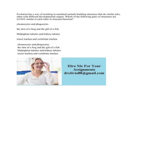 Evolution has a way of resulting in unrelated animals building structu.docx