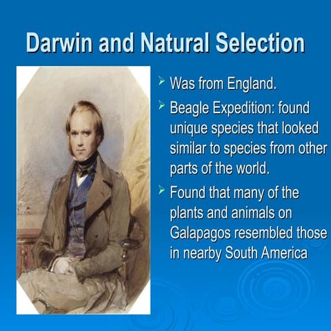 Evolution Notes Darwin Natural Selection.ppt