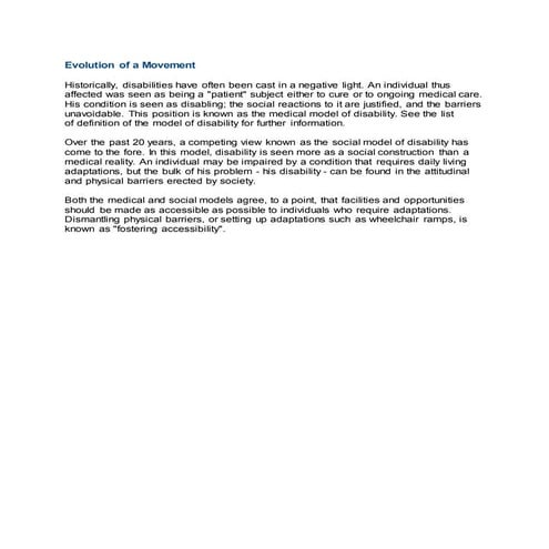 Disabilities | DOCX