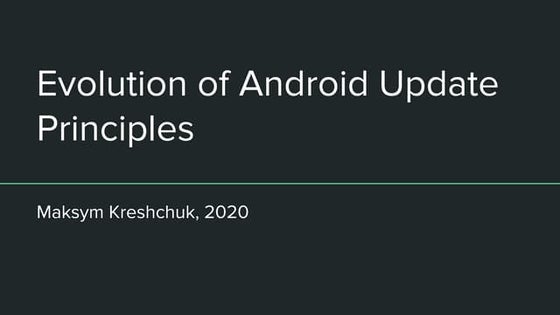 Introduction of Android Architecture | PPT