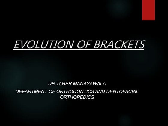 Orthodontic bracket Prescription chart | PDF