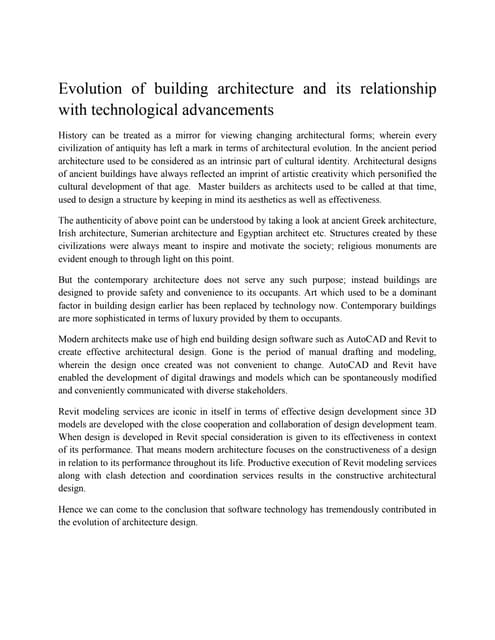 Introduction to architecture presentation | PPTX | Civil Engineering ...