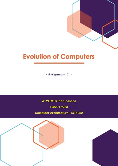 Evolution of Computer | PDF | Computing | Technology & Computing