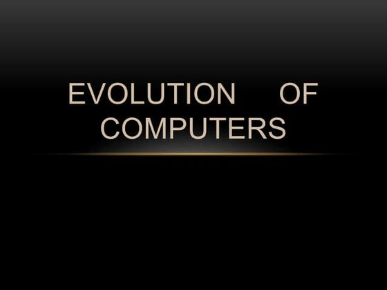 History of computer | PPT