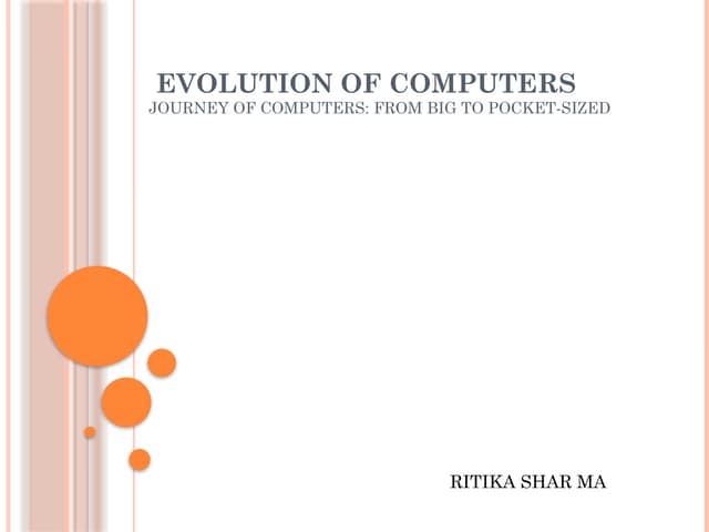 Introduction To Computer and Early Calculating Devices | PPTX