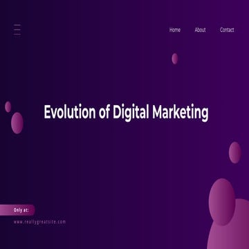 Evolution of marketing | PPTX